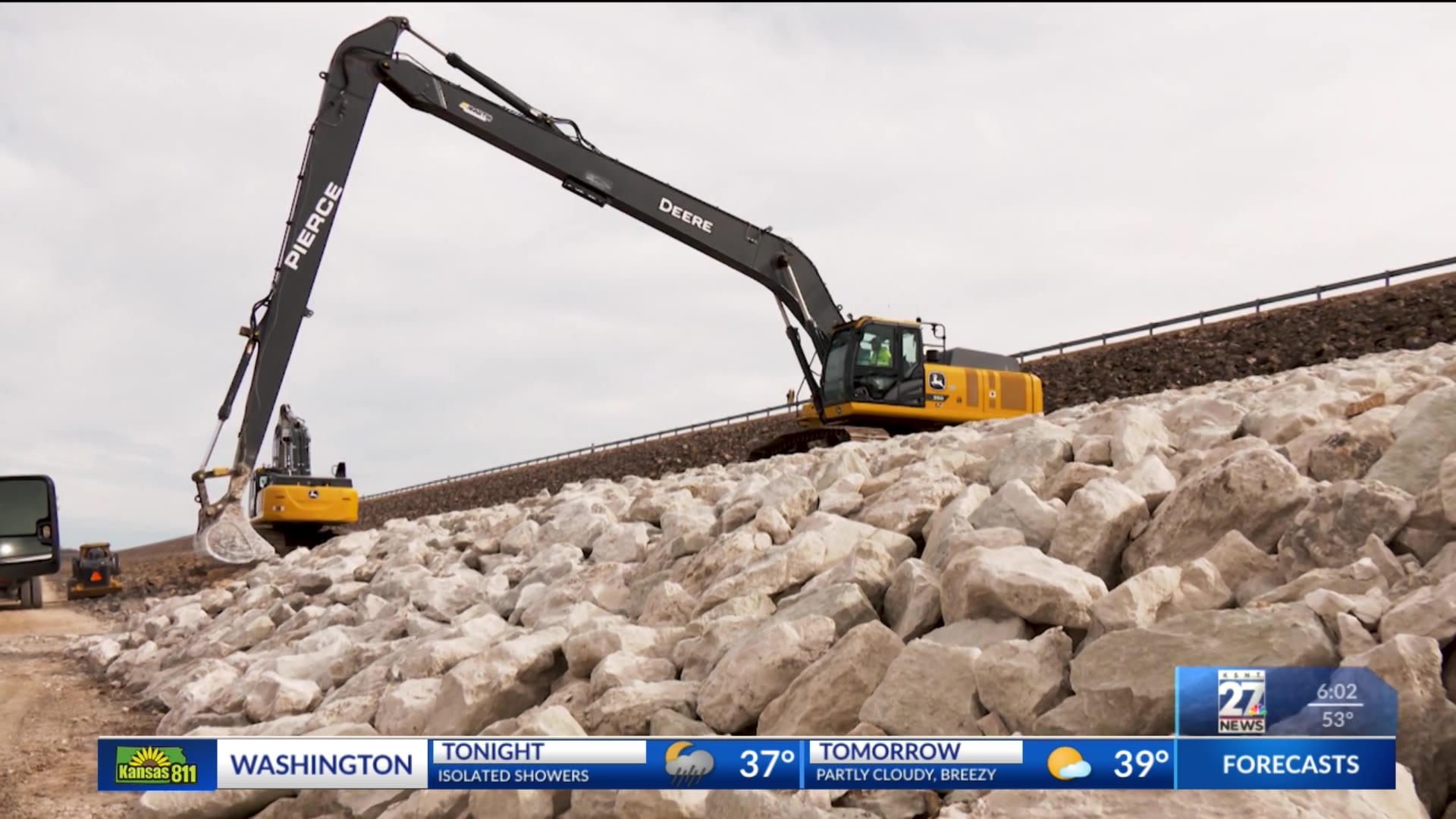 Major dam work underway at Pomona Lake
