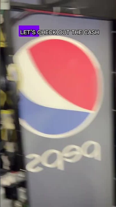 How much $$$ 1 vending machine made #shorts