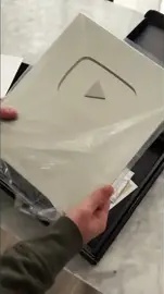 Unboxing YouTube silver play button!