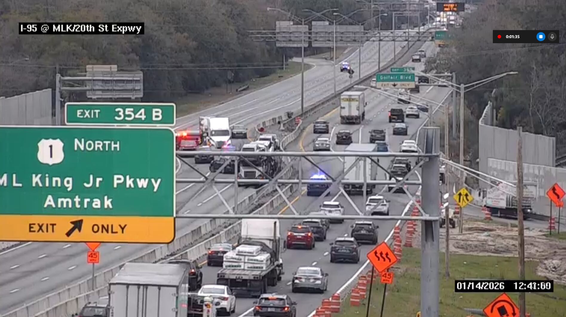 Traffic alert: Deadly crash closes all southbound lanes of I-95 at MLK ...