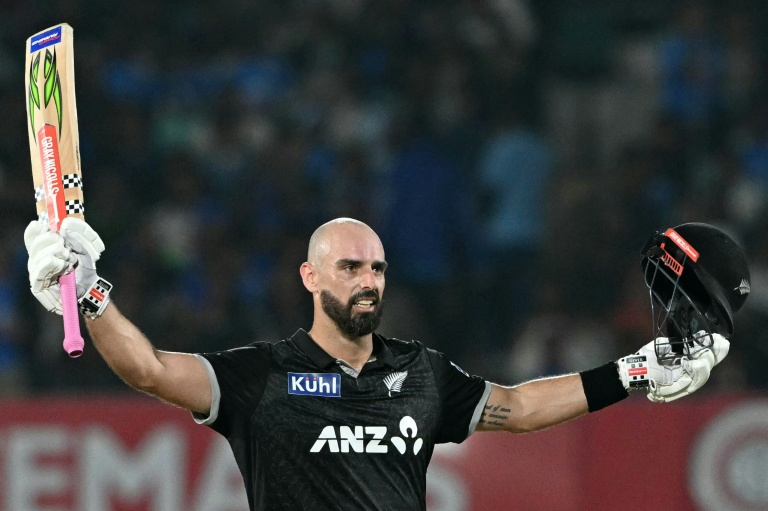 Mitchell hits ton as New Zealand down India to level ODI series