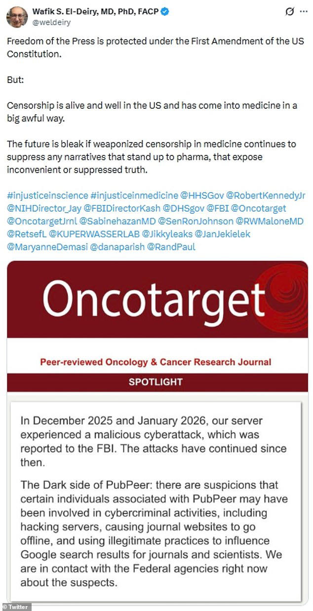 Shocking study linking COVID jabs and cancer 'censored' by mysterious ...