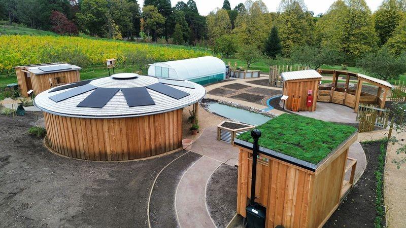 RHS Wisley unveils show garden featuring a WooWoo composting toilet