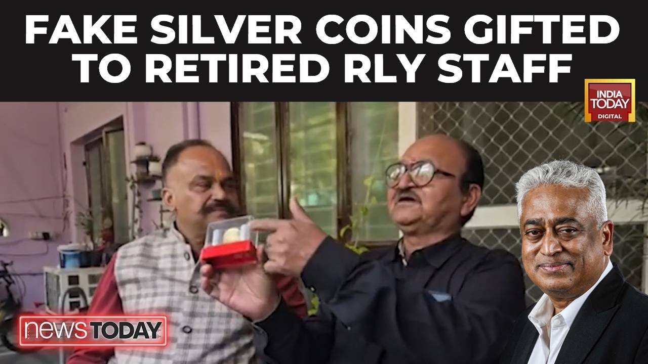 Madhya Pradesh: Retired railway employees gifted fake silver coins ...