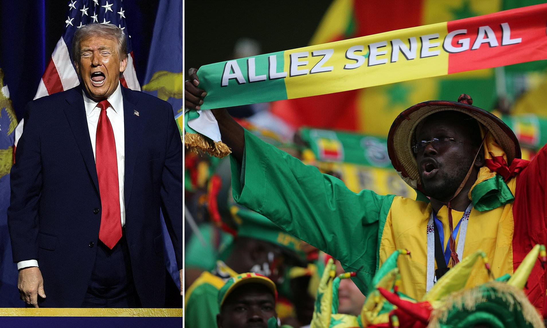 World Cup thrown into chaos as Trump blocks fans of 15 nations from ...