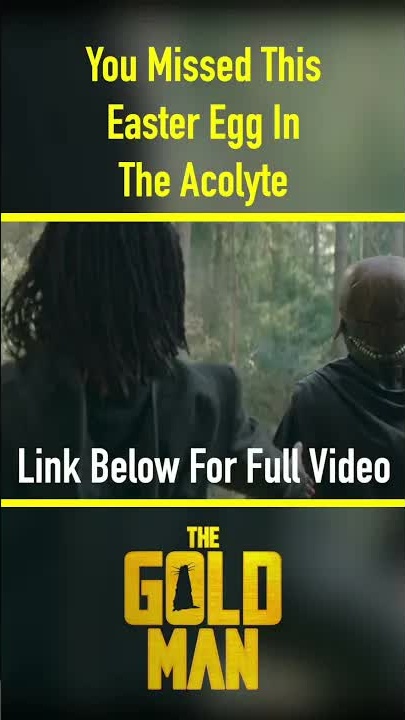 You missed this Easter egg in The Acolyte #shorts