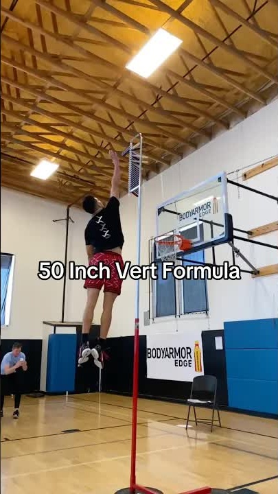 Vertical jump formula for 50 inches
