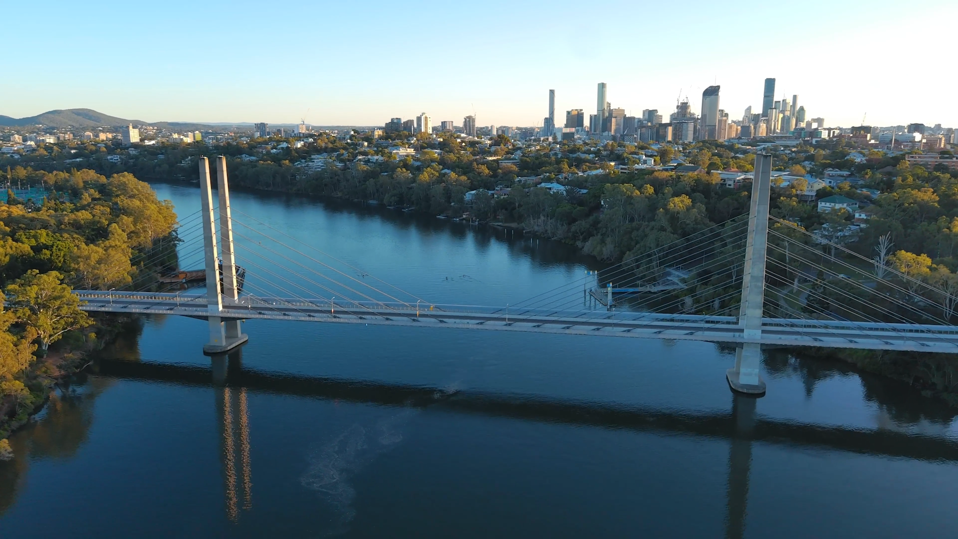 Aerial views of Brisbane, Australia, part 1