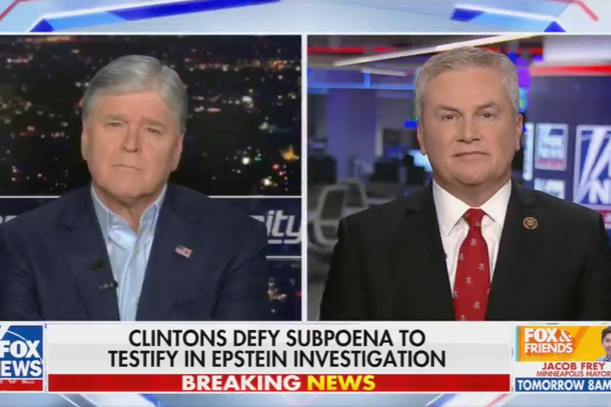 Sean Hannity falsely claims Trump never flew on Epstein’s plane