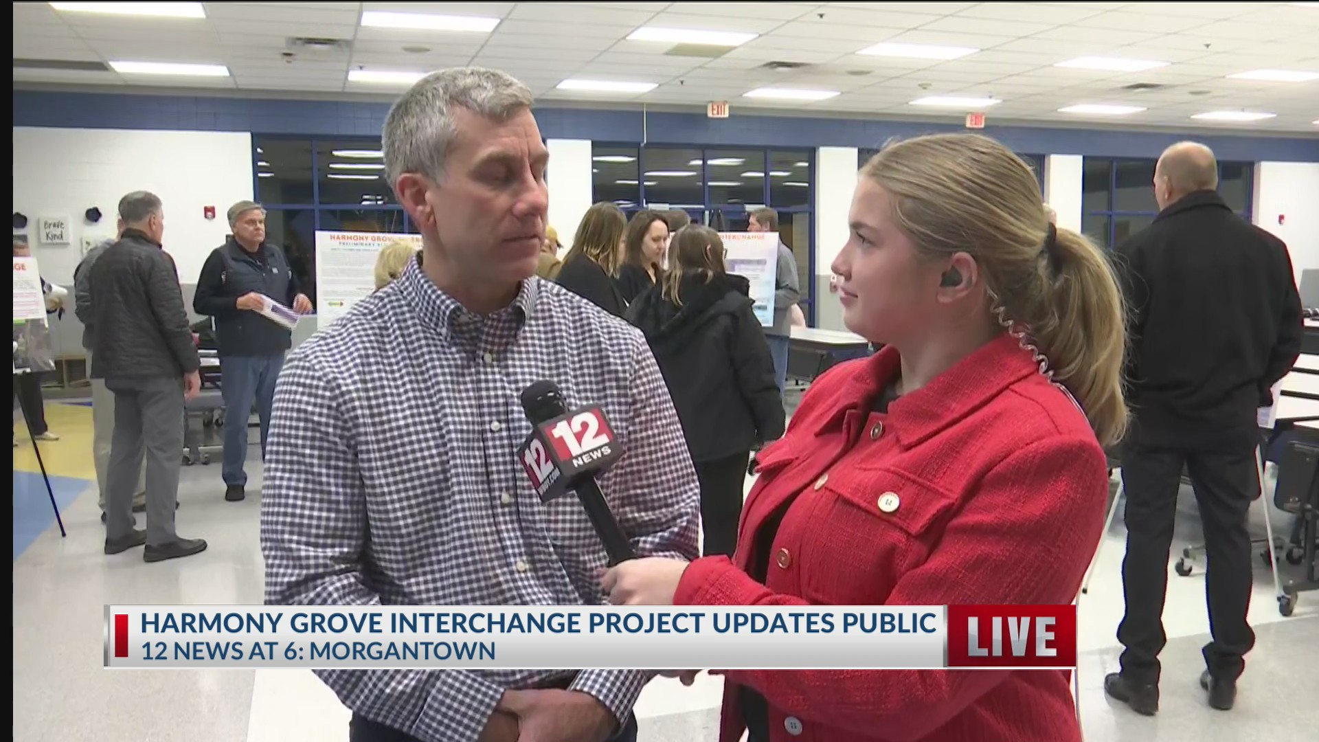 Live interview on Harmony Grove interchange project