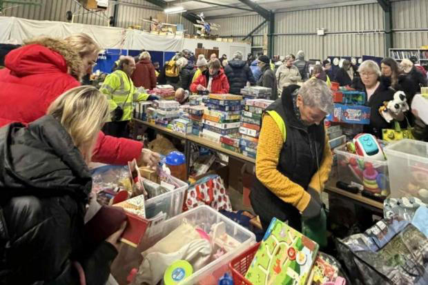 Popular Shanklin Rotary 'Mega Sale' off to flyer at Sandown Airport