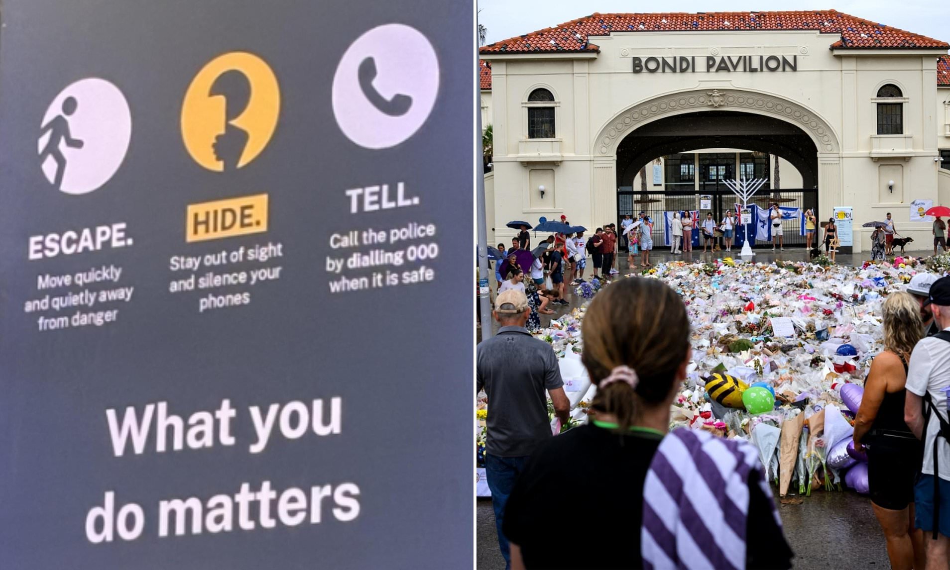 Chilling new sign for commuters after the Bondi Beach terror attack