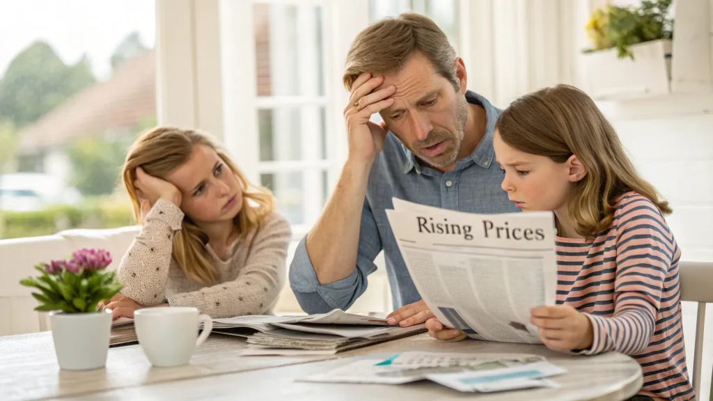 Inflation drags middle-class outlook down