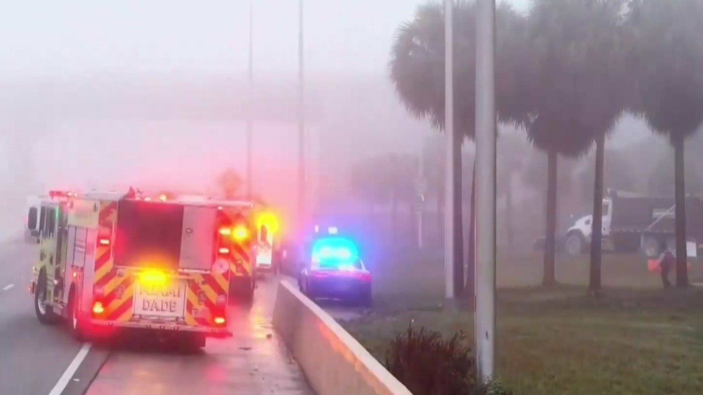 Driver taken to hospital after crashing into Miami-Dade canal