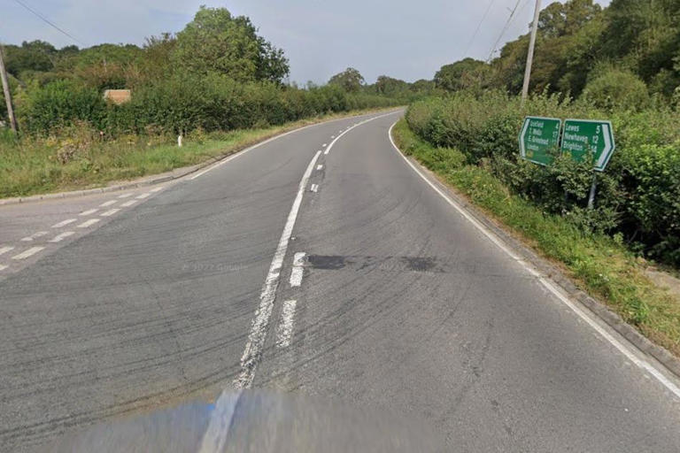 Road blocked near East Sussex village after report of crash on A26