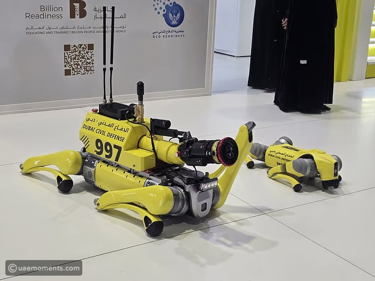 Meet Dubai’s new firefighters: Robot dogs take on high-rise blazes