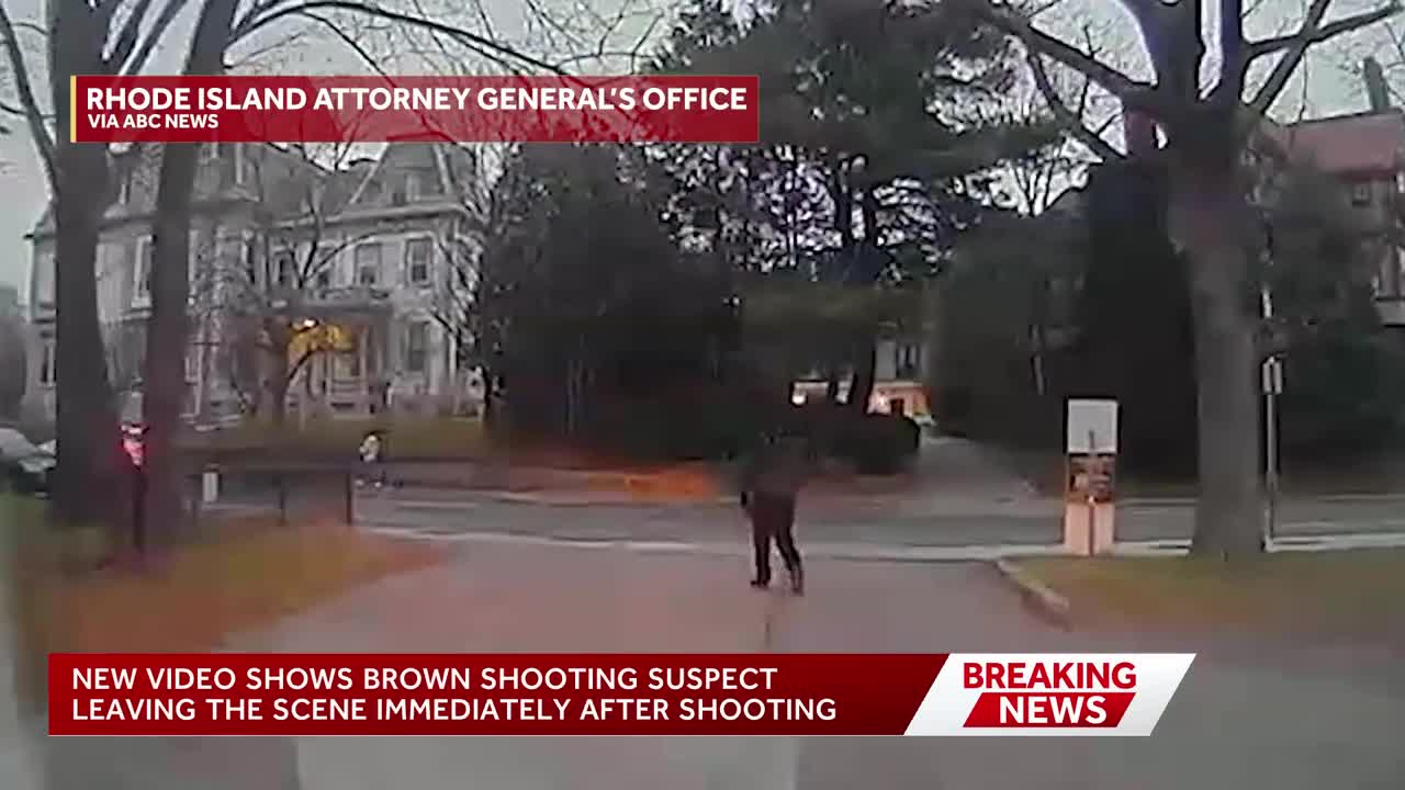 Video obtained by ABC News shows Claudio Neves Valente outside Brown ...