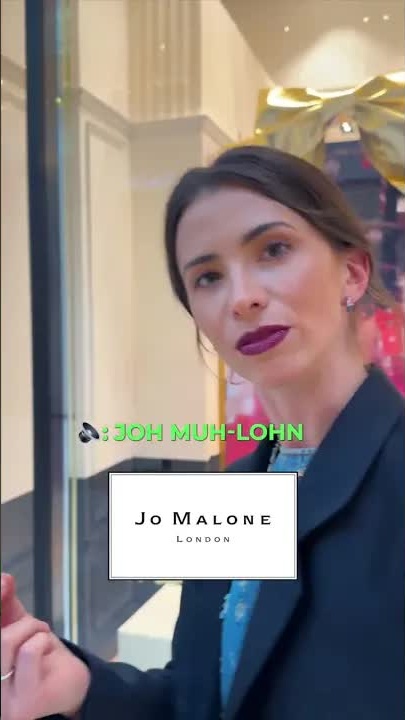 How to pronounce Jo Malone London (American vs British)
