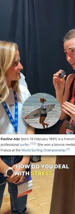 Pauline Ado's stress management surfing tips