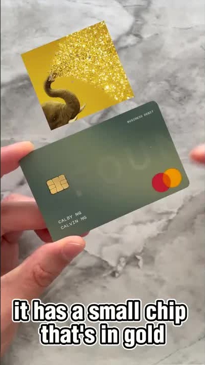 Found business debit card unboxing