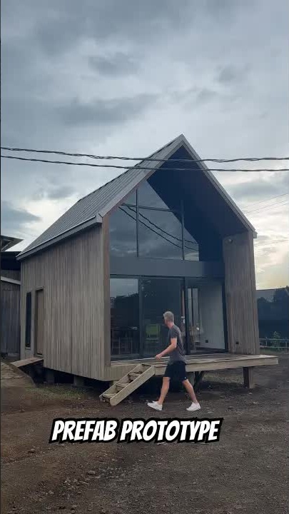 Masaya homes: inside the A-frame prefab home prototype