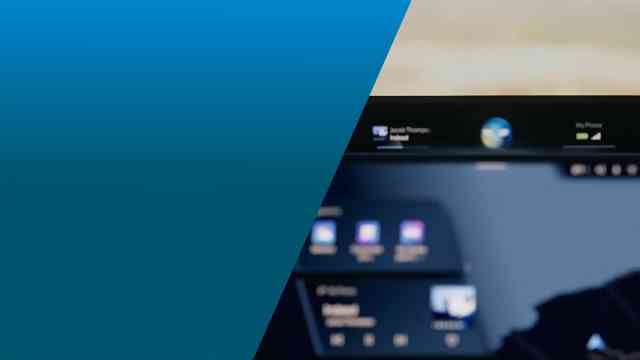 Check out the beautiful blue interior of the BMW iX3