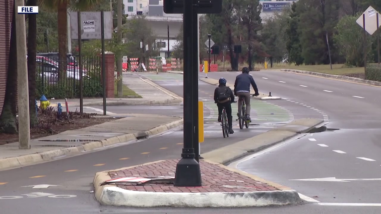 Tampa’s Green Spine Cycle Track enters its final phase of construction