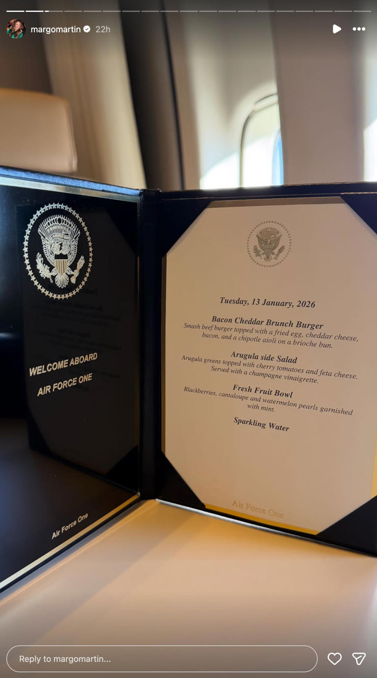 Air Force One serves meal that would make RFK Jr. wince