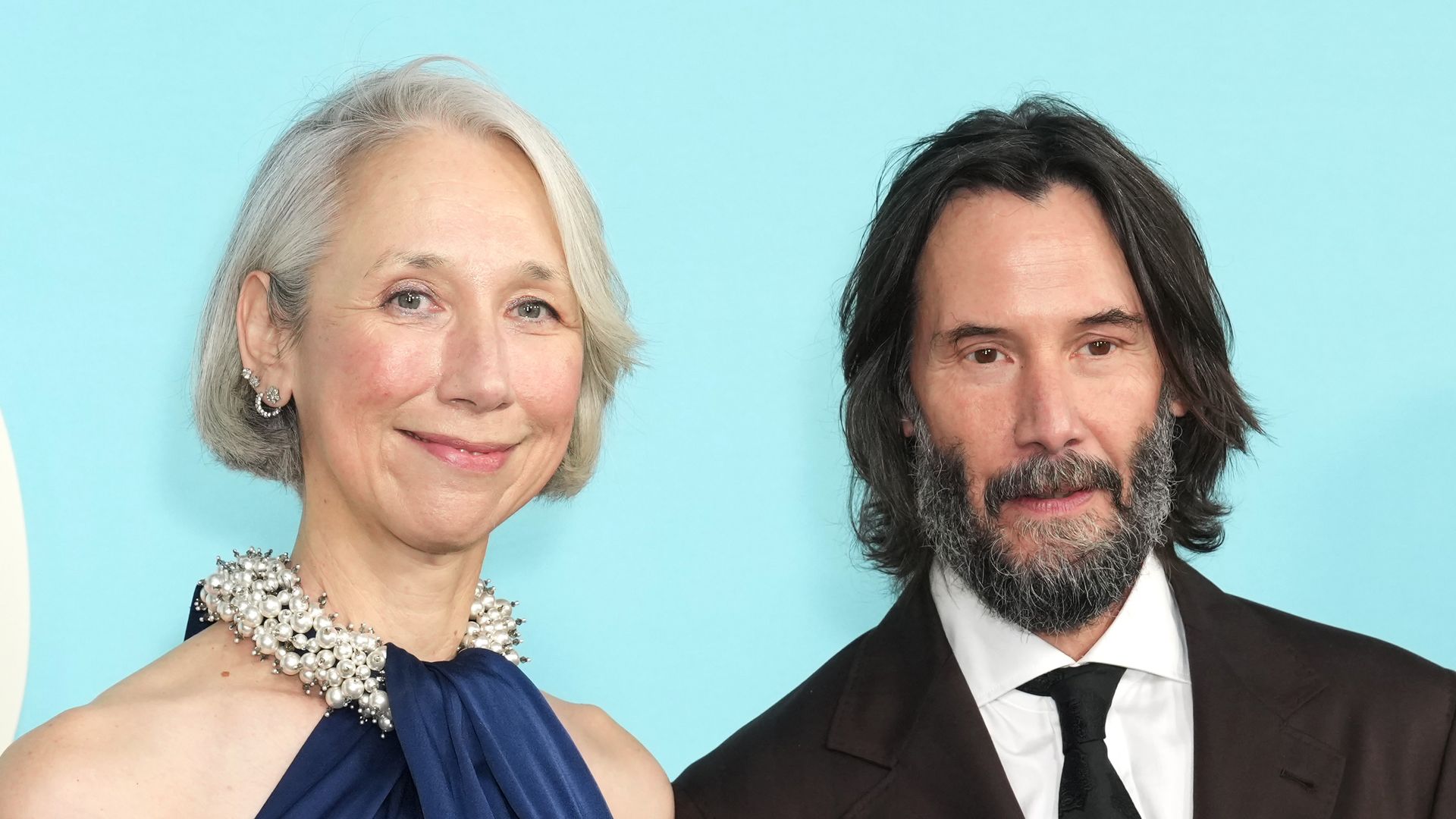 Keanu Reeves and girlfriend Alexandra Grant pack on the PDA in rare ...