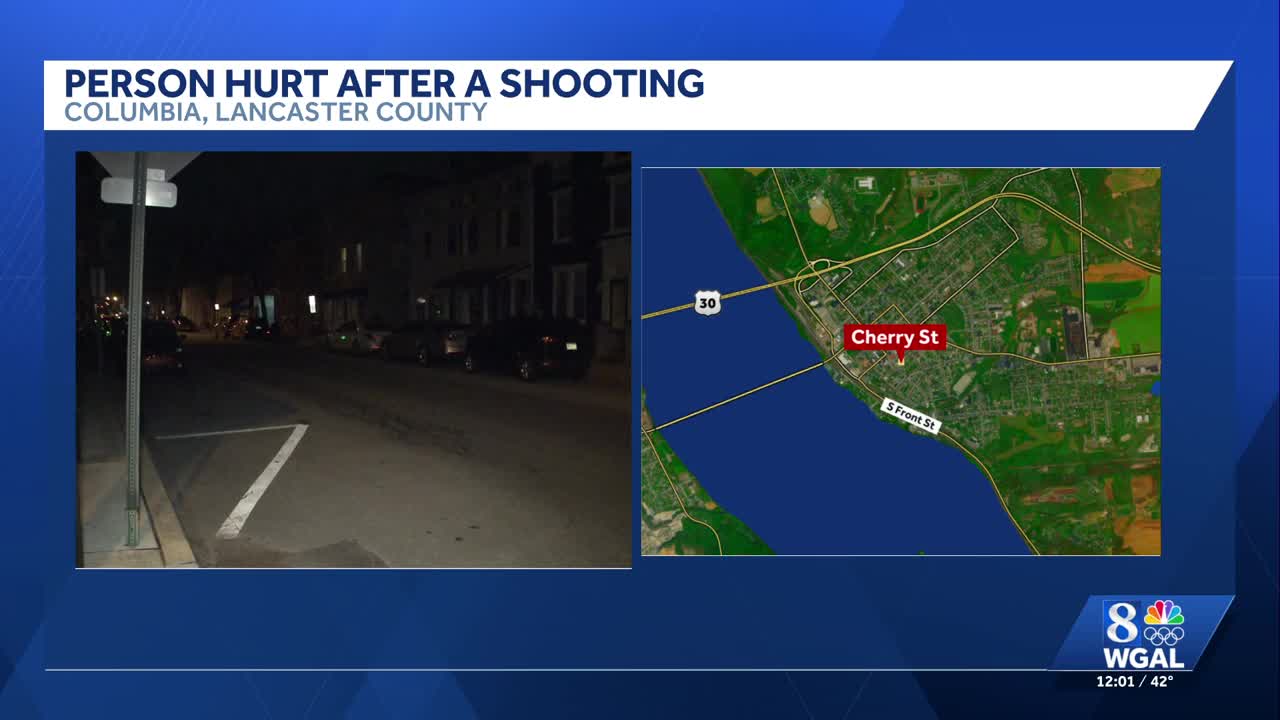 One person injured in shooting in Columbia Borough, Lancaster County