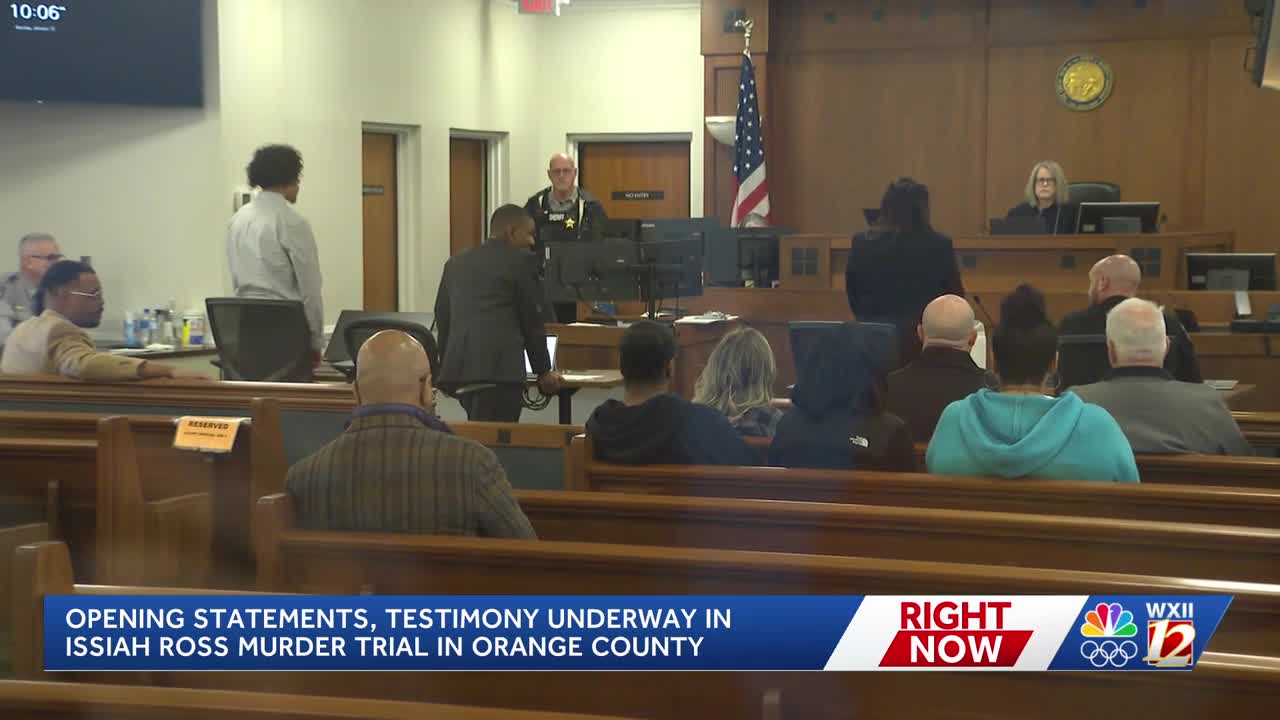 Issiah Ross opening statements in Orange County, North Carolina