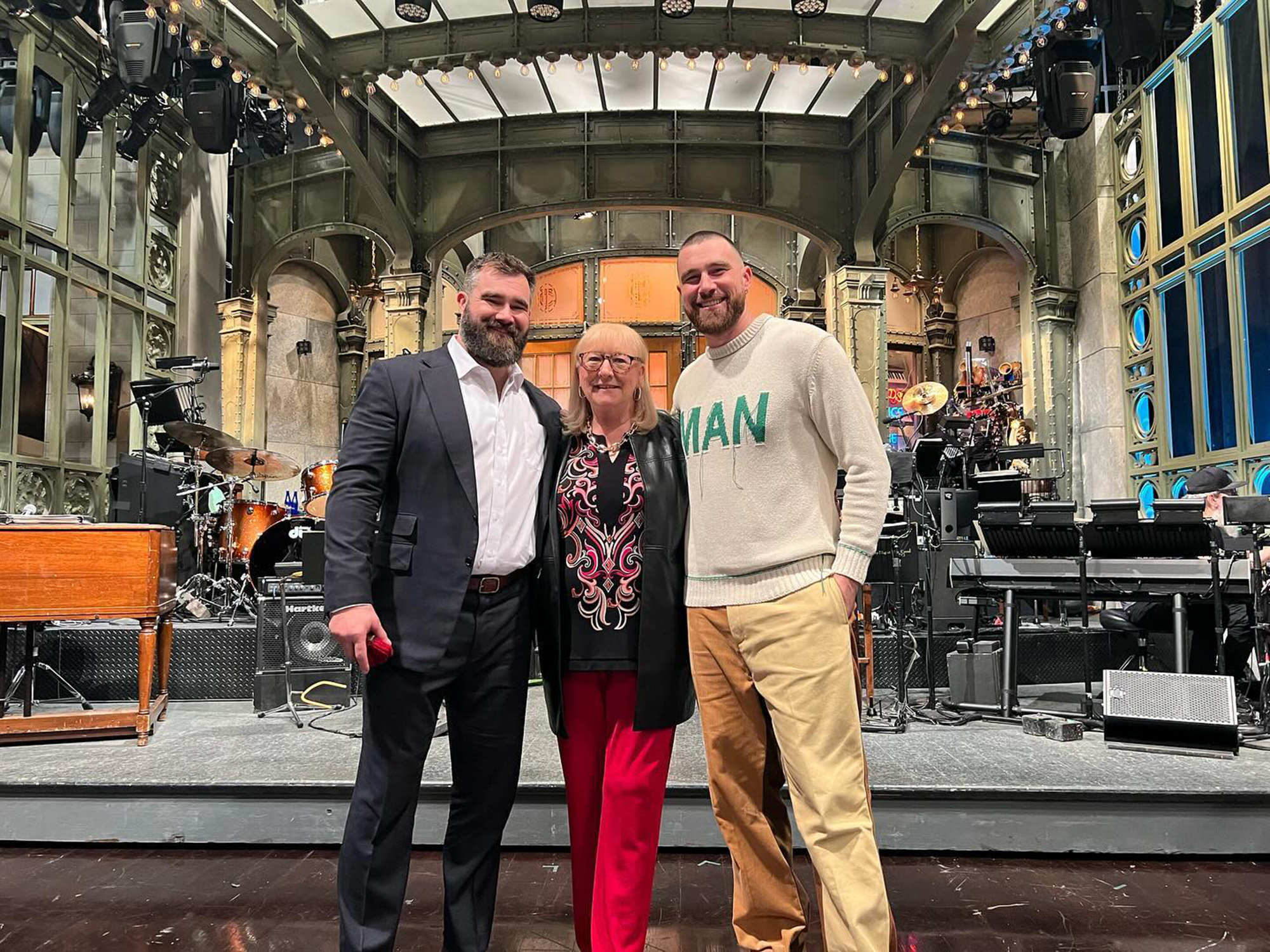 Why Travis and Jason Kelce were surprised with mom Donna’s fantastic ...