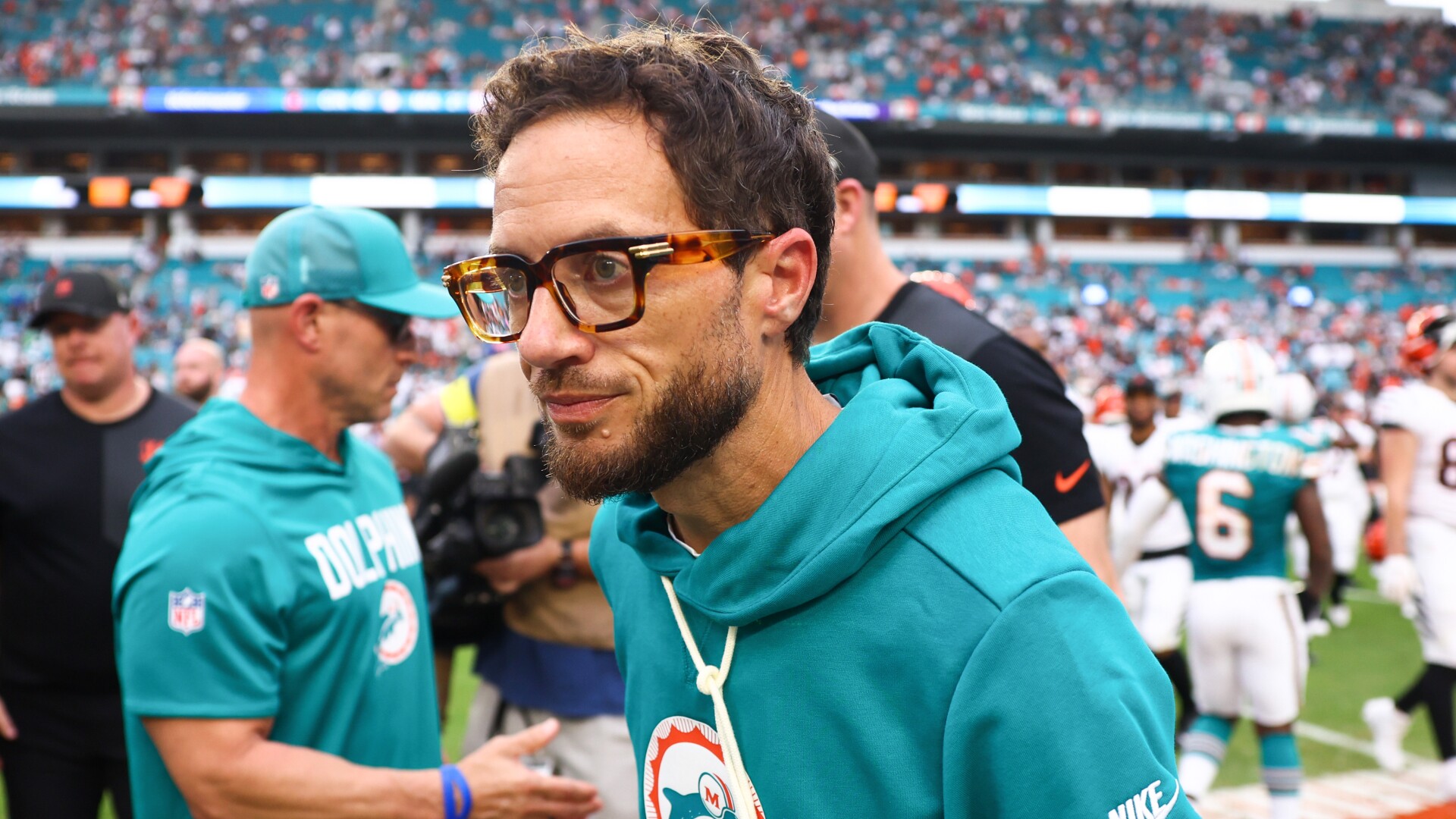 Mike McDaniel, Arthur Smith have interviews with Titans Wednesday