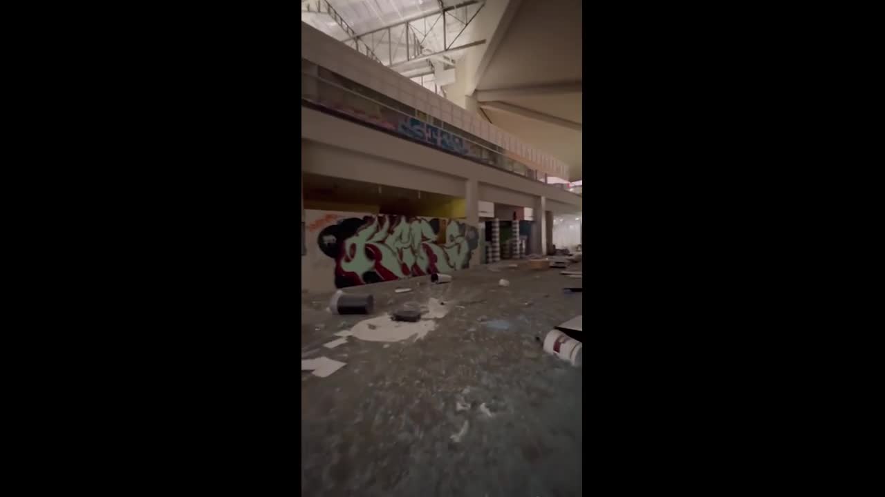Shocking video shows post-apocalyptic Calif. mall overrun by vandals