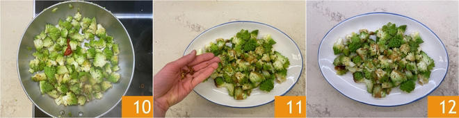 Romanesco broccoli stir-fry