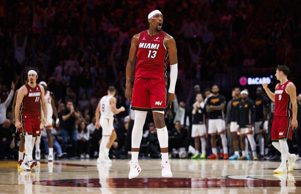 Adebayo takes step forward amid slump, makes Heat history: 'The table ...