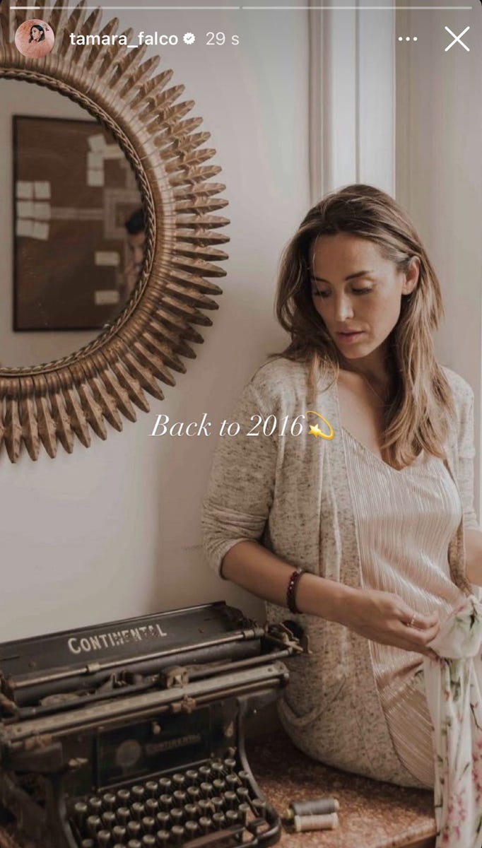 Tamara Falcó se suma a la nostalgia de 2016 y comparte imágenes nunca ...