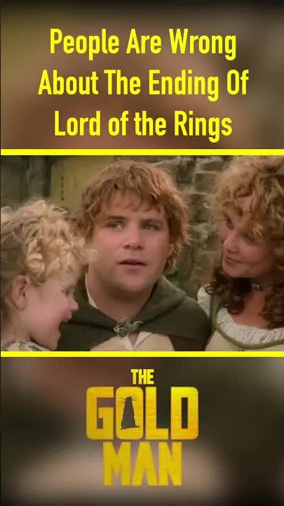 People are wrong about the ending of Lord of the Rings #shorts