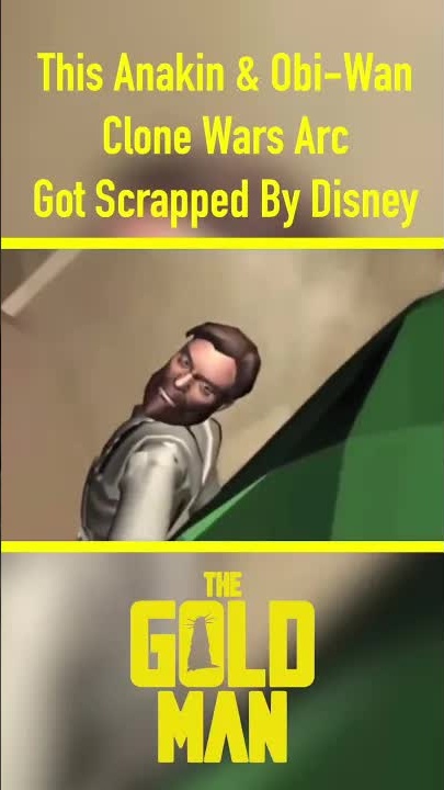 This Anakin & Obi-Wan Clone Wars arc got scrapped by Disney #shorts
