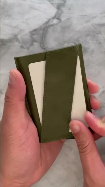 Andar pilot wallet moss green unboxing