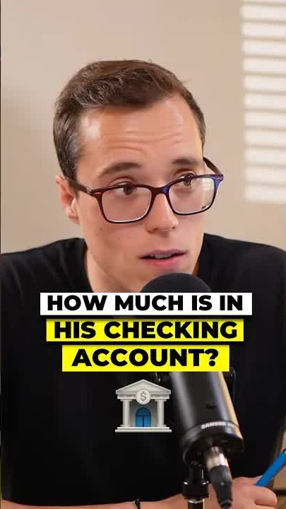 Checking account balances and assets revealed