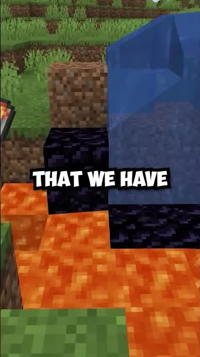 Build a nether portal with zero blocks in Minecraft!