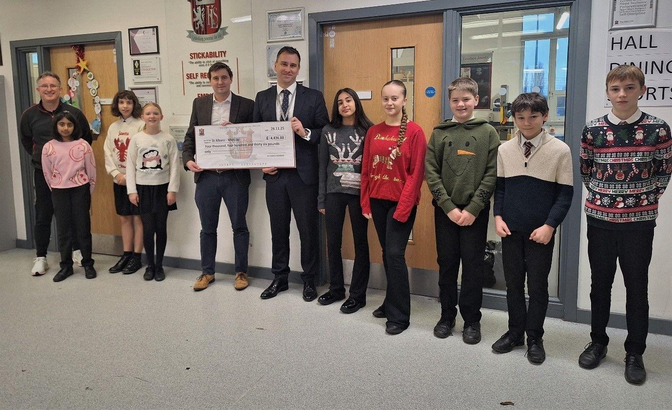 Kings Langley School children raise £4,436 for St Albans Mencap