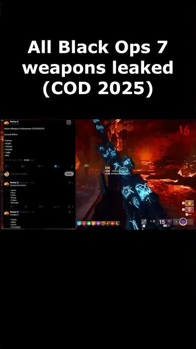 Black Ops 7 all weapons leaked (COD 2025) (COD 2025 BO7 gameplay leaks ...