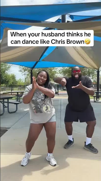 Wait for the solo at the end 🤣 #shorts #dance #couplegoal #husbandwife