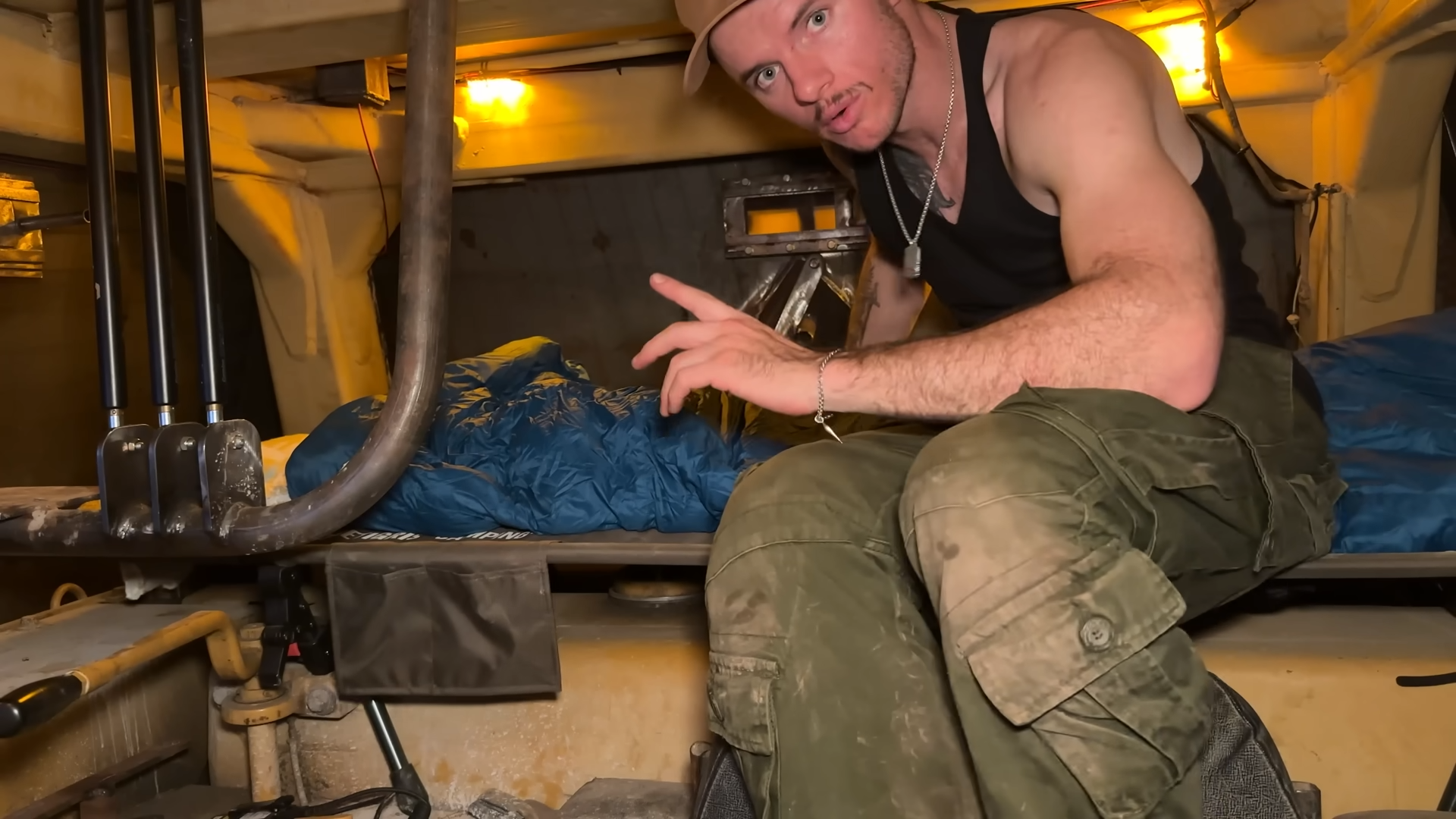 Man spends 24 hours inside a 300,000 lb bulldozer
