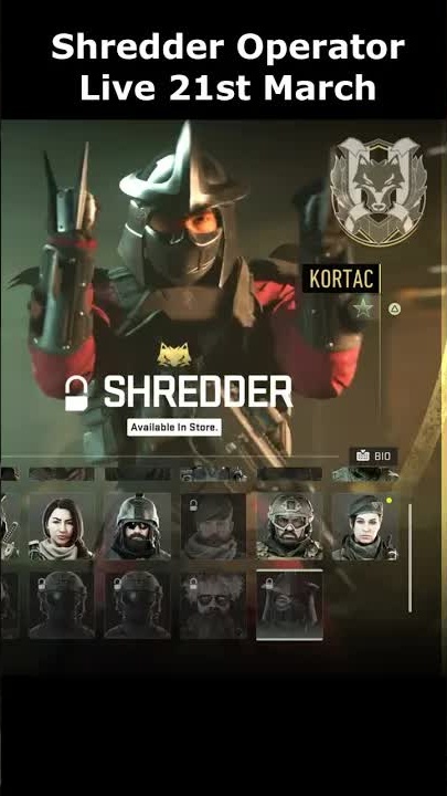 New Shredder operator (TMNT) Modern Warfare 2 & Warzone 2 Teenage ...
