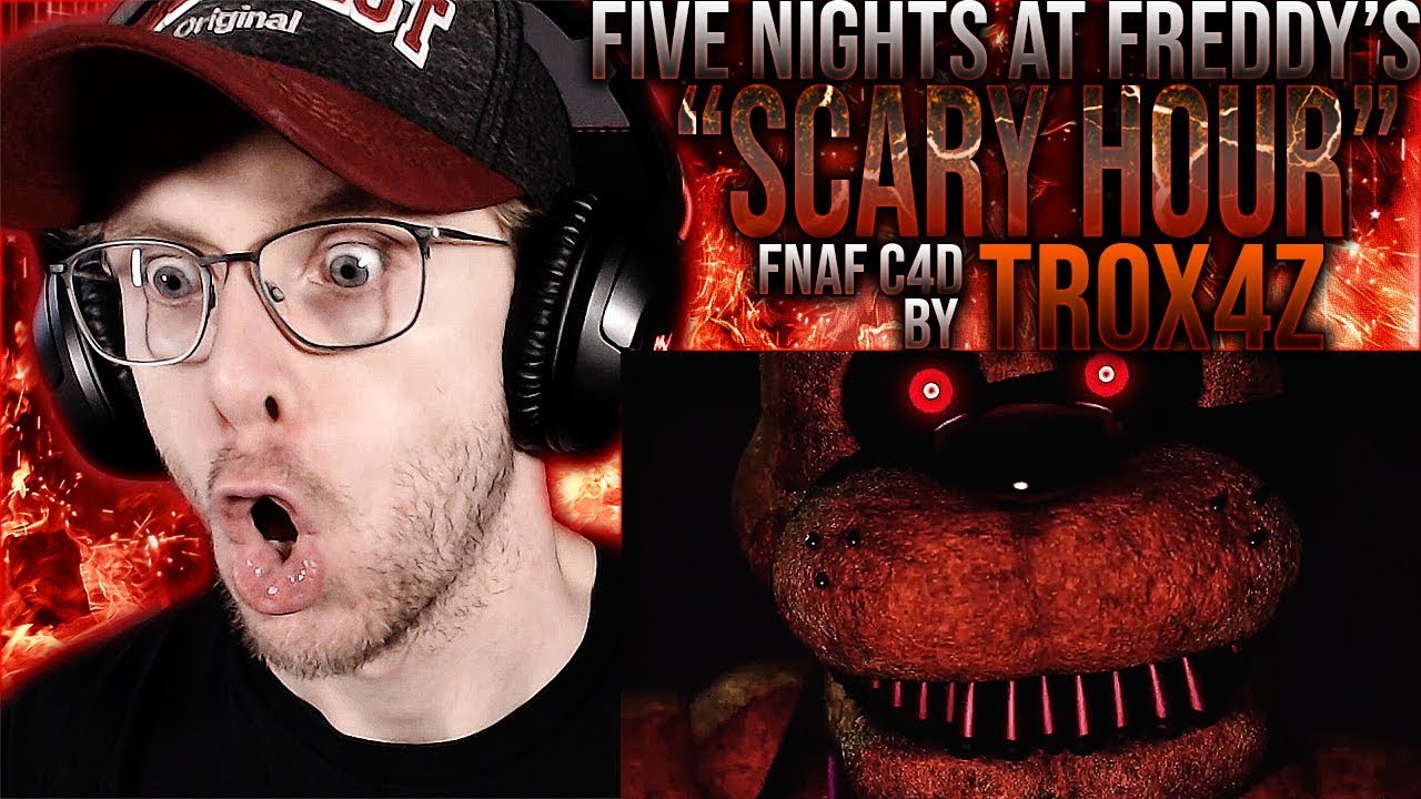 Vapor reacts #1069 | [FNAF C4D] Creepy FNAF animation "Scary Hour" by ...