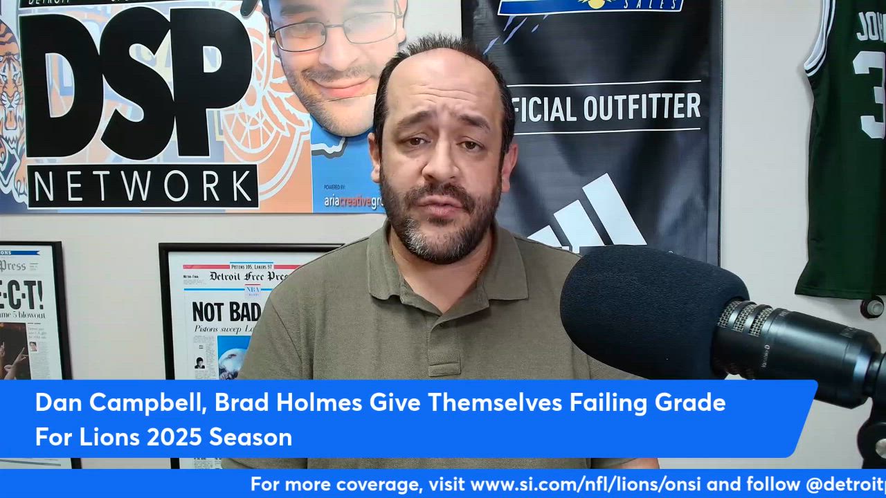 Lions Dan Campbell, Brad Holmes give themselves failing grades