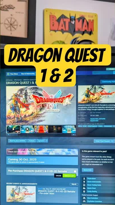 Well this is exciting #dragonquest #dragonquest1 #dragonquest2 # ...